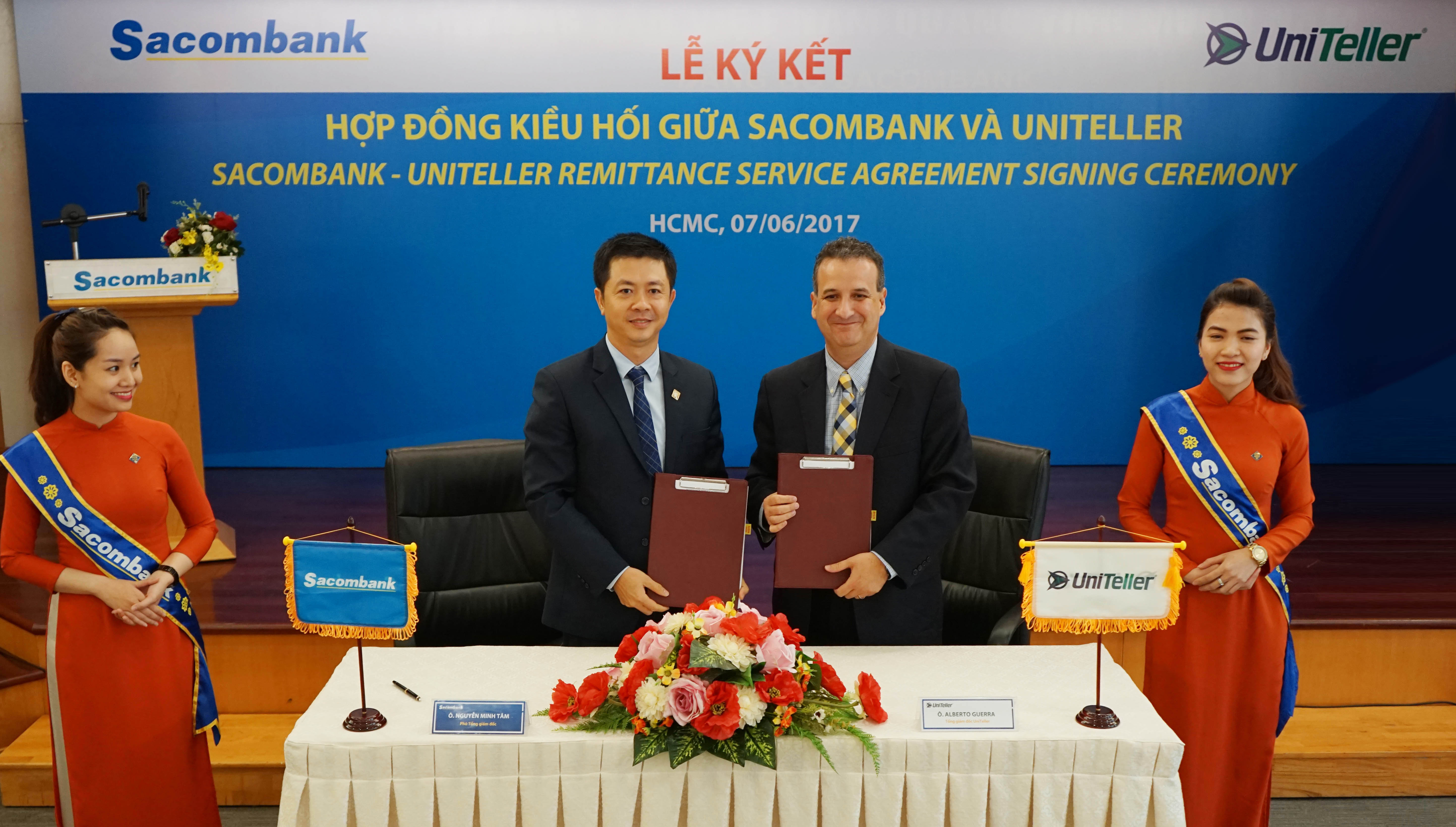 Sacombank Co-operate with the international money –transfer company ...