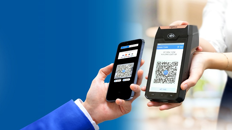 Sacombank tích hợp mã QR đa năng ngay trên máy POS
