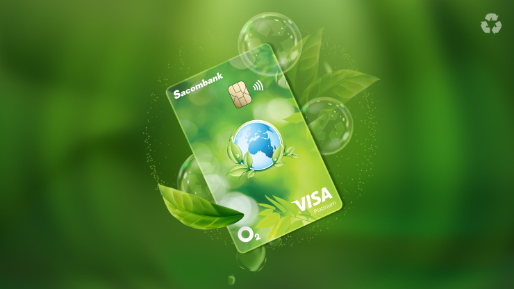 Thẻ Sacombank Visa Platinum O₂